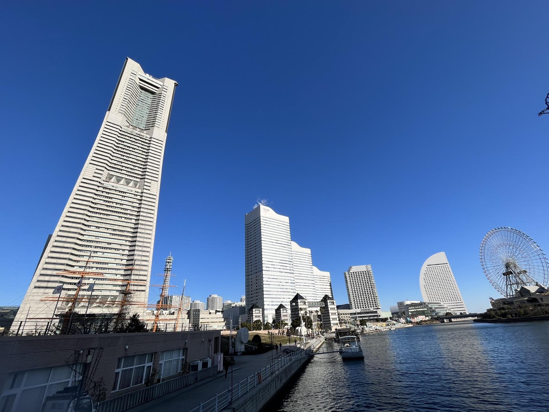 今日は仕事で桜木町へ 青空💙ですが、風... / masakingさんのモーメント | YAMAP / ヤマップ