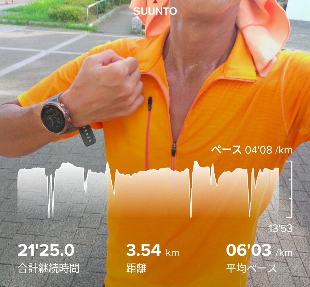 今日も…出勤Running😎👍🏃 ... / YAMATAKE⚓さんのモーメント | YAMAP / ヤマップ