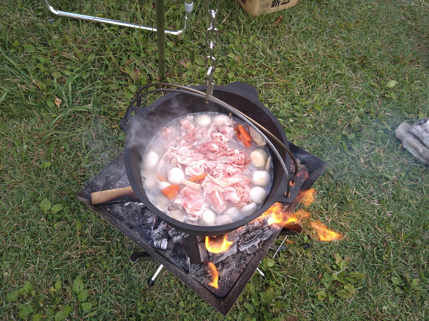 吹上高原キャンプ場にて 芋煮&BBQ 夜... / ホッチさんのモーメント | YAMAP / ヤマップ
