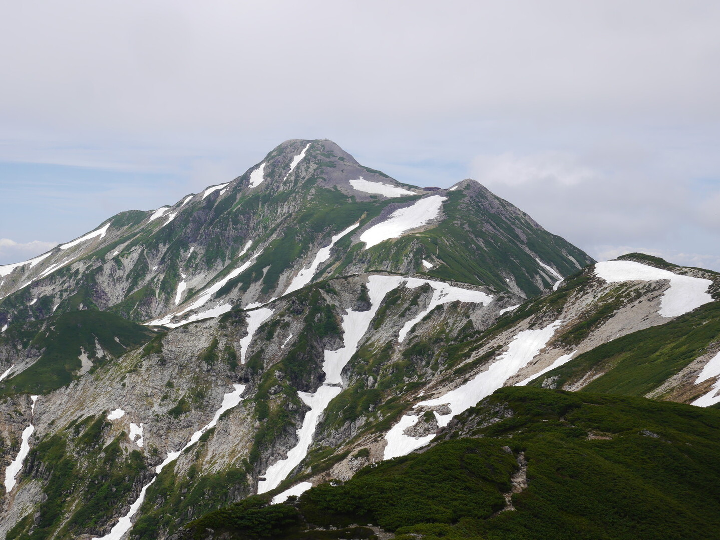 笠ヶ岳 笠新道 / ktrさんの槍ヶ岳・穂高岳・上高地の活動データ | YAMAP / ヤマップ