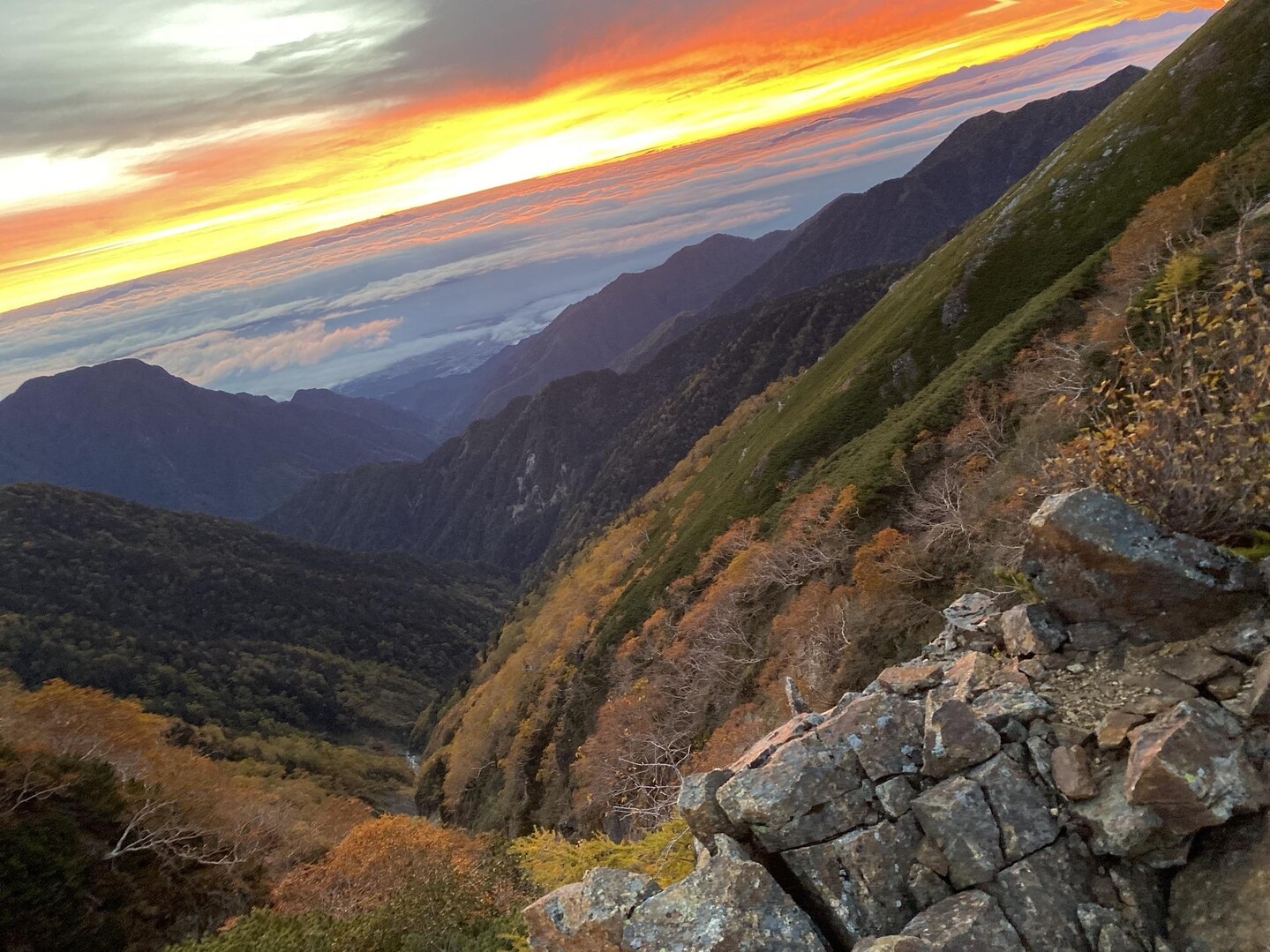 悔しい槍ヶ岳撤退・中房温泉へ下山 / Hika さんの常念岳・大天井岳・燕岳の活動データ | YAMAP / ヤマップ
