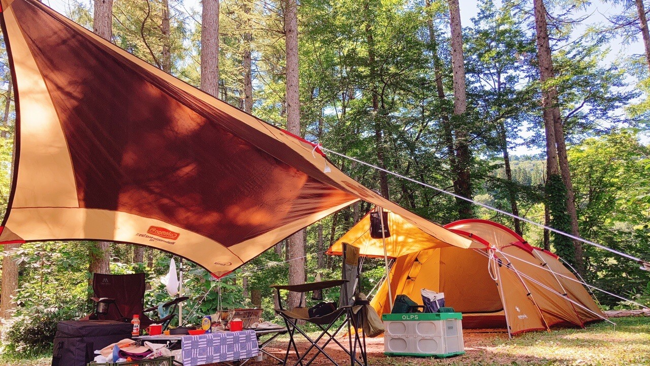 今日はcamp🏕 めっちゃ青空☀️ ... / k*ˊᵕˋ*nさんのモーメント | YAMAP / ヤマップ