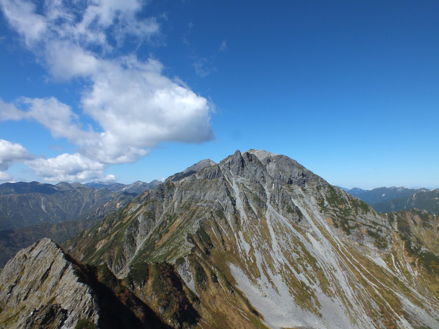 大キレット縦走（槍ヶ岳・大喰岳・中岳・南岳・長谷川ピーク・北穂高岳・北穂高岳南峰・涸沢岳・奥穂高岳・前穂高岳） / blue_39さんの槍ヶ岳・穂高岳・上高地の活動日記 | YAMAP / ヤマップ
