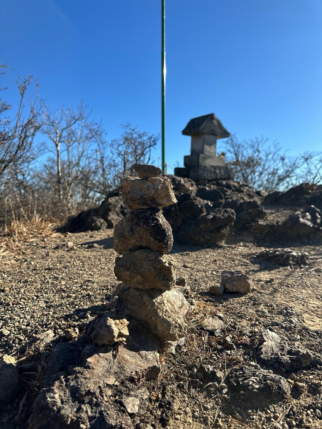 2024 山歩納め その1 鍬柄岳 / qkaruさんの大桁山・鍬柄岳・御堂山の活動データ | YAMAP / ヤマップ