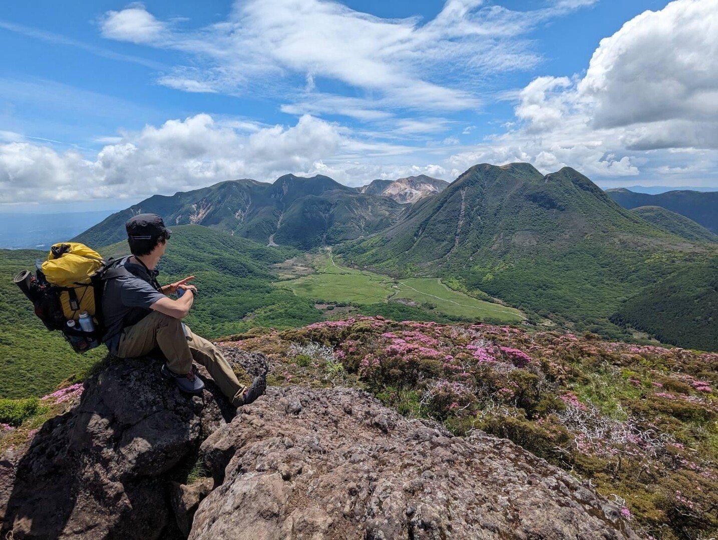 【1泊2日】ミヤマキリシマ咲く九重連山へ ⁠ / Takao@ULさんの九重山（久住山）・大船山・星生山の活動日記 | YAMAP / ヤマップ