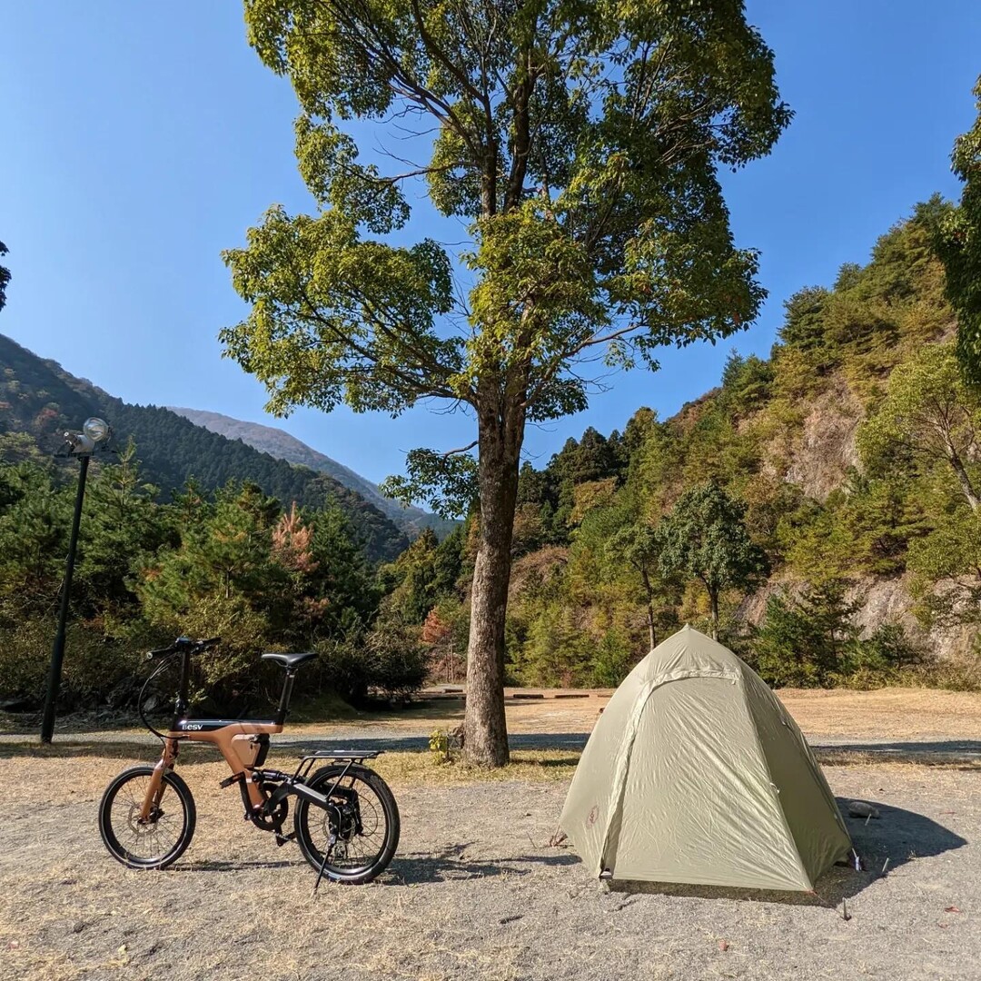 今日はキャンプ 足の肉離れの影響で、電動... / Hisaさんのモーメント | YAMAP / ヤマップ