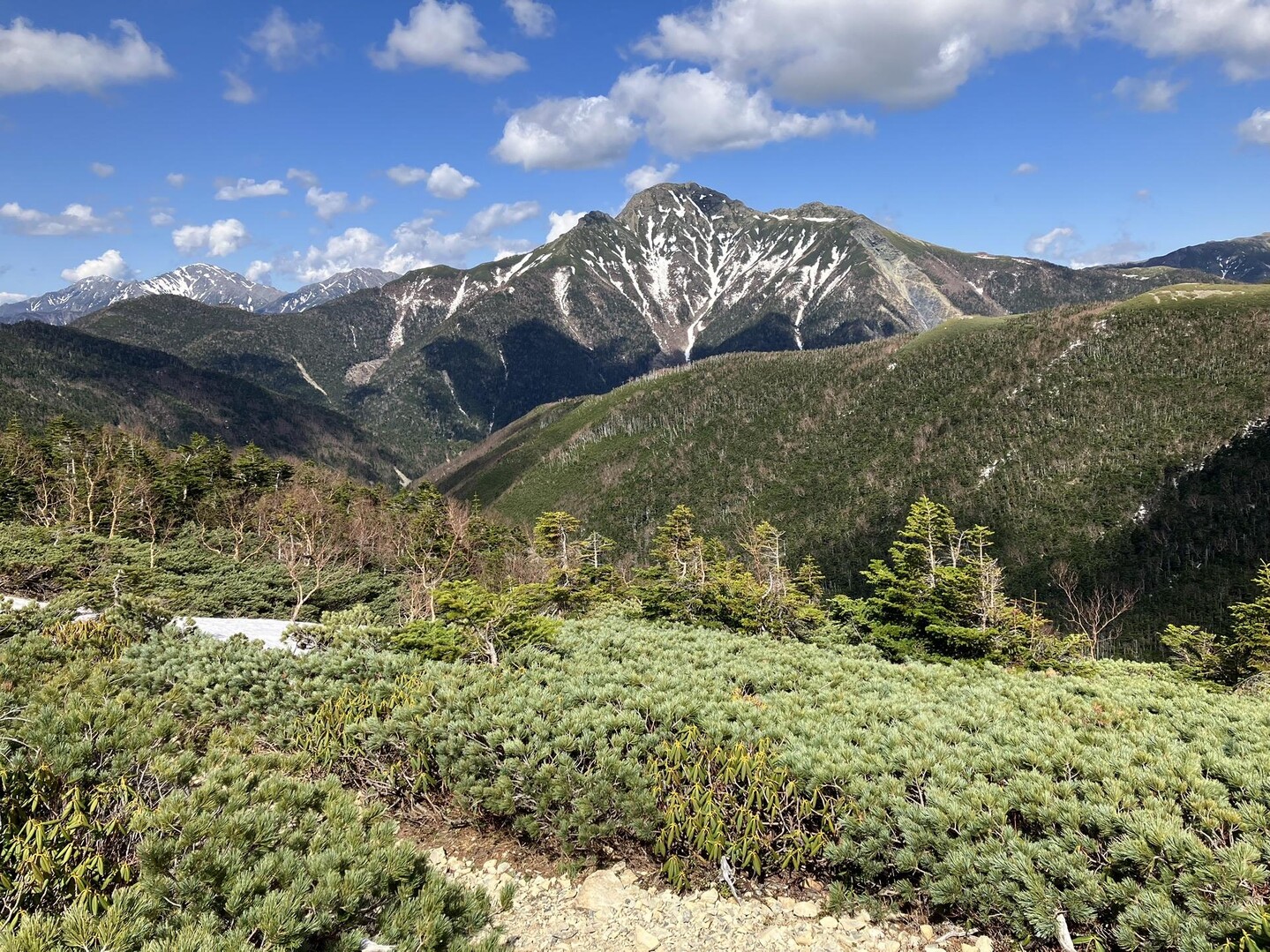塩見岳・残雪期 / kazuさんの塩見岳・権右衛門山・蝙蝠岳の活動データ | YAMAP / ヤマップ