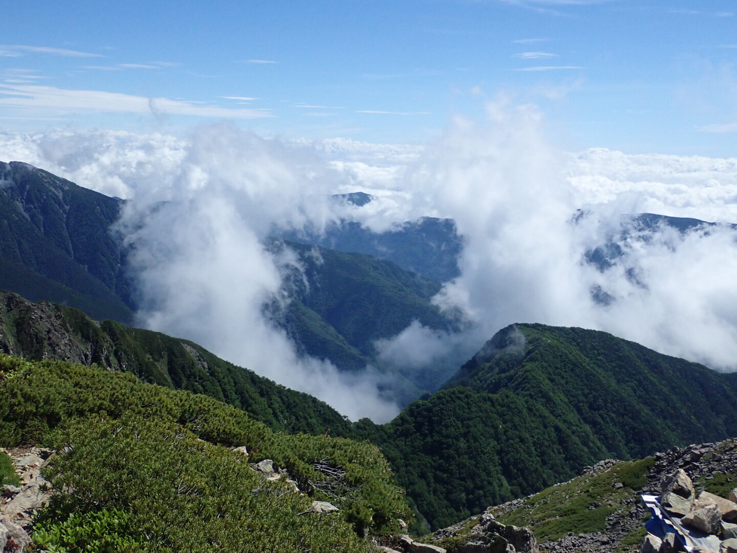【ハッピーラッキーみんなに届け】南アルプス悪沢岳・赤石岳・聖岳（EN:, EX: 椹島） / にゃんにゃん♪にょんさまさんの聖岳・大沢岳・光岳の活動データ | YAMAP / ヤマップ