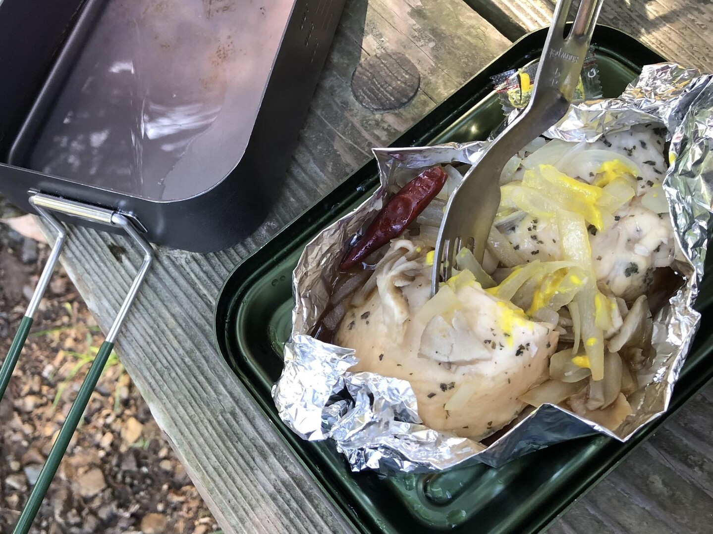 春、調理は山で（後編） / Ascaさんの湯川山・城山・孔大寺山の活動データ | YAMAP / ヤマップ