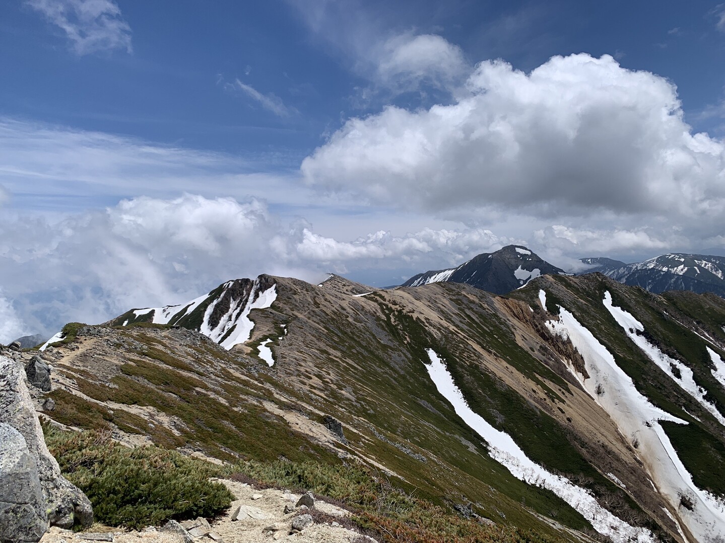 合戦沢の頭・燕岳・大下りノ頭・大天井岳・東天井岳・常念岳・蝶槍・蝶ヶ岳・長塀山 / kobaさんの常念岳・大天井岳・燕岳の活動日記 | YAMAP / ヤマップ