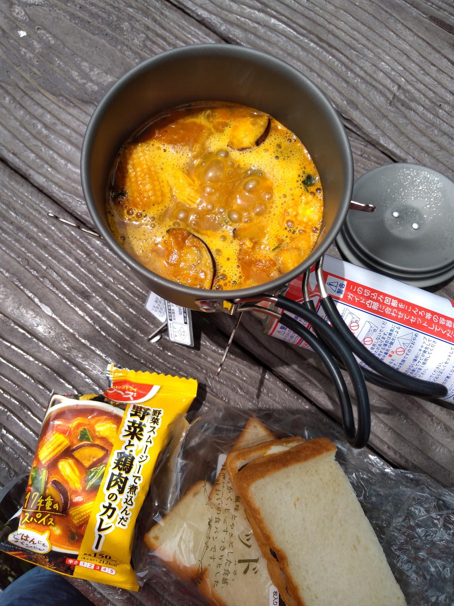 カレーに満足したミスト状態の大山 / ガリ納豆（旧yukio_takagi）さんの大山の活動データ | YAMAP / ヤマップ