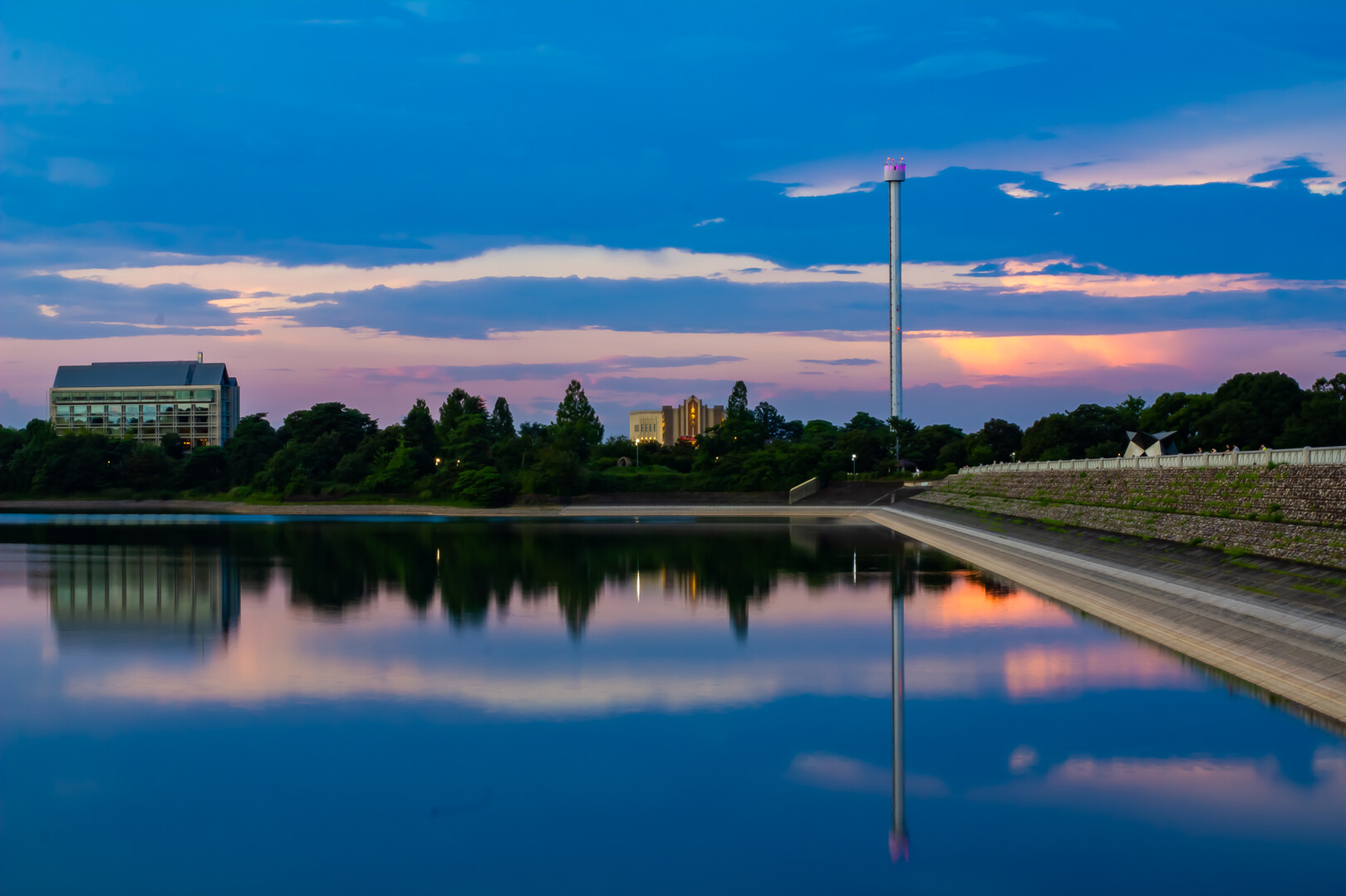 花火を待つ湖がきれいだった。 2022年... / stripeさんのモーメント | YAMAP / ヤマップ