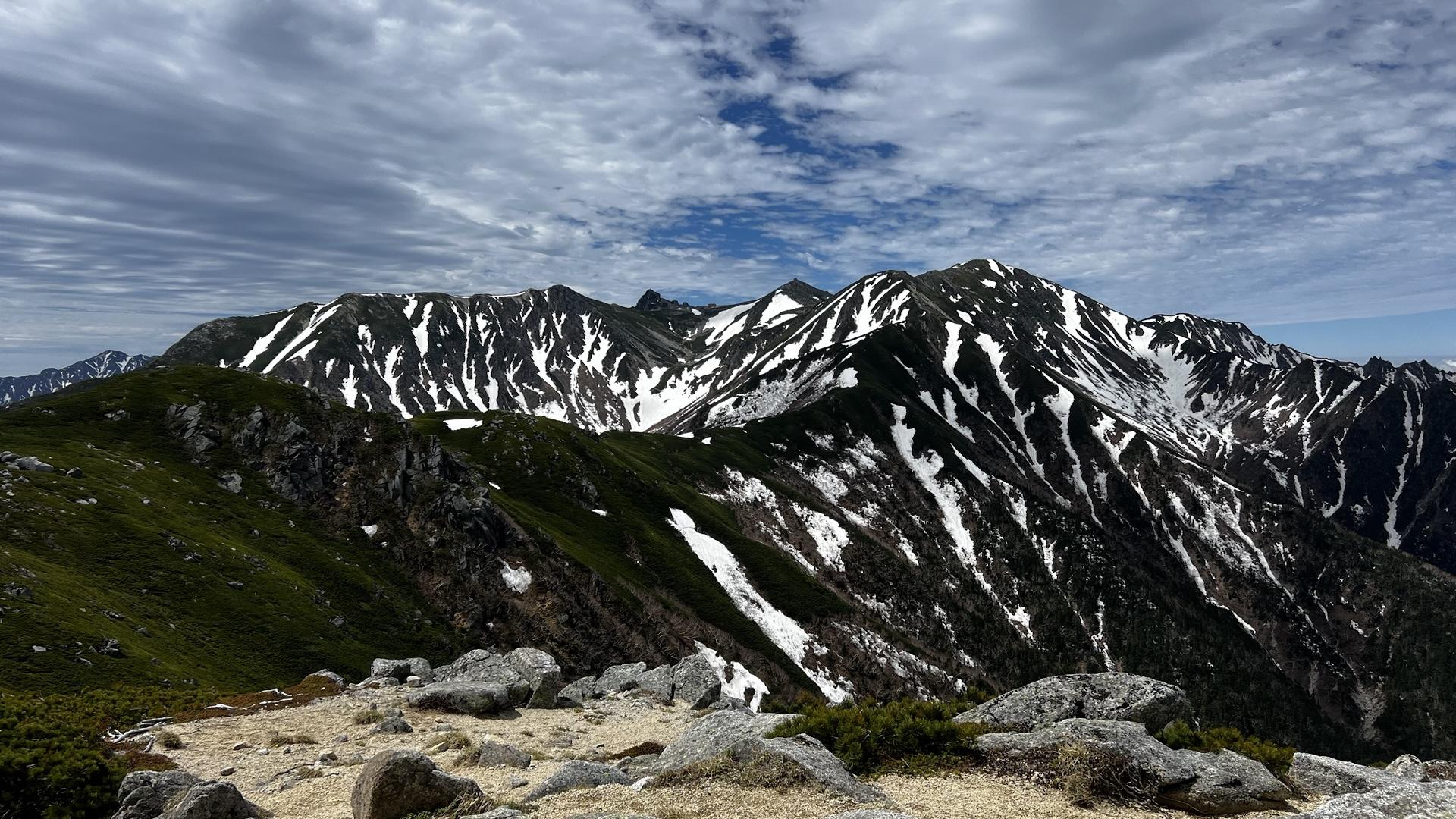 将棊頭山🦓 / YUKA:3さんの木曽駒ヶ岳・空木岳・越百山の活動データ | YAMAP / ヤマップ