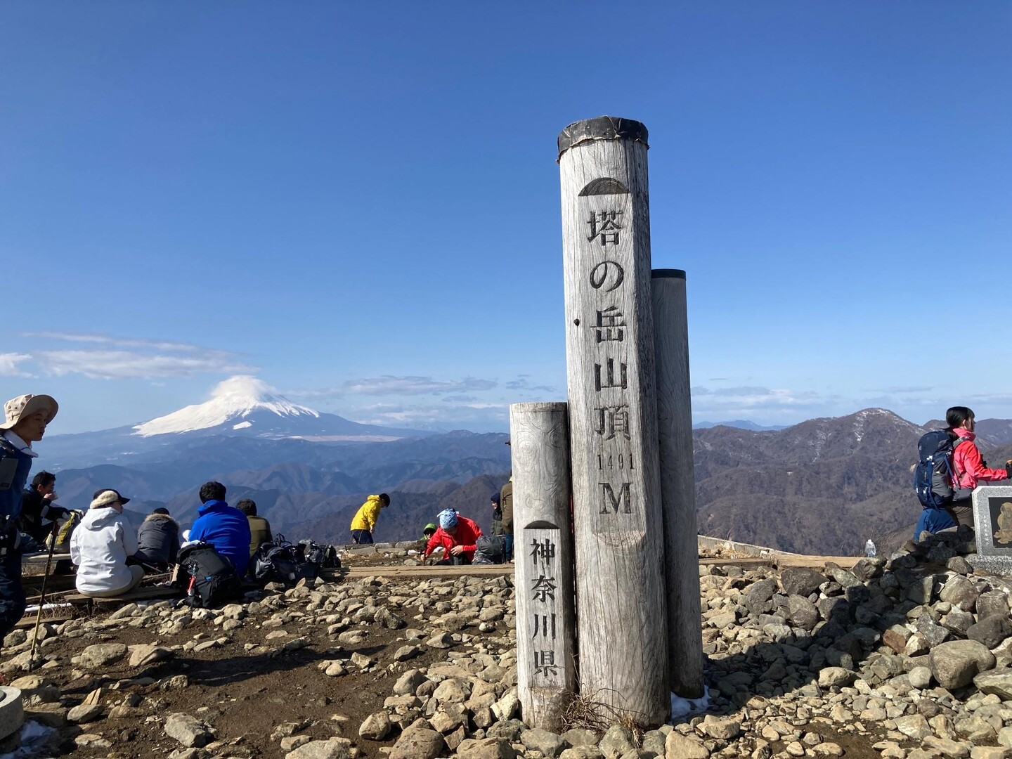 冬の塔ノ岳登山(大倉尾根往復) / Yasutadaさんの塔ノ岳・丹沢山・蛭ヶ岳の活動データ | YAMAP / ヤマップ