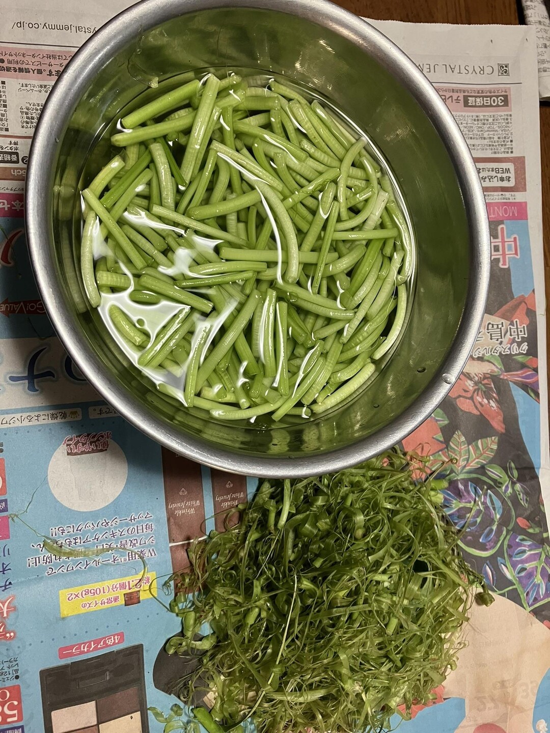 芋の蔓の皮剥き作業、完了です。 後の料理... / まさゆきさんのモーメント | YAMAP / ヤマップ