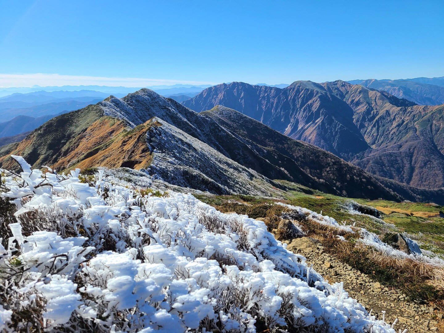白毛門・笠ヶ岳・朝日岳 / yakimochiさんの朝日岳の活動データ | YAMAP / ヤマップ