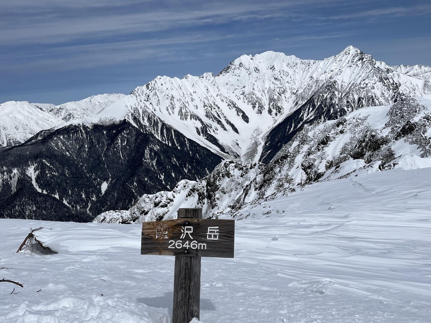 初めての冬季バリルート 霞沢岳西尾根 / yuki yamaさんの霞沢岳の活動データ | YAMAP / ヤマップ
