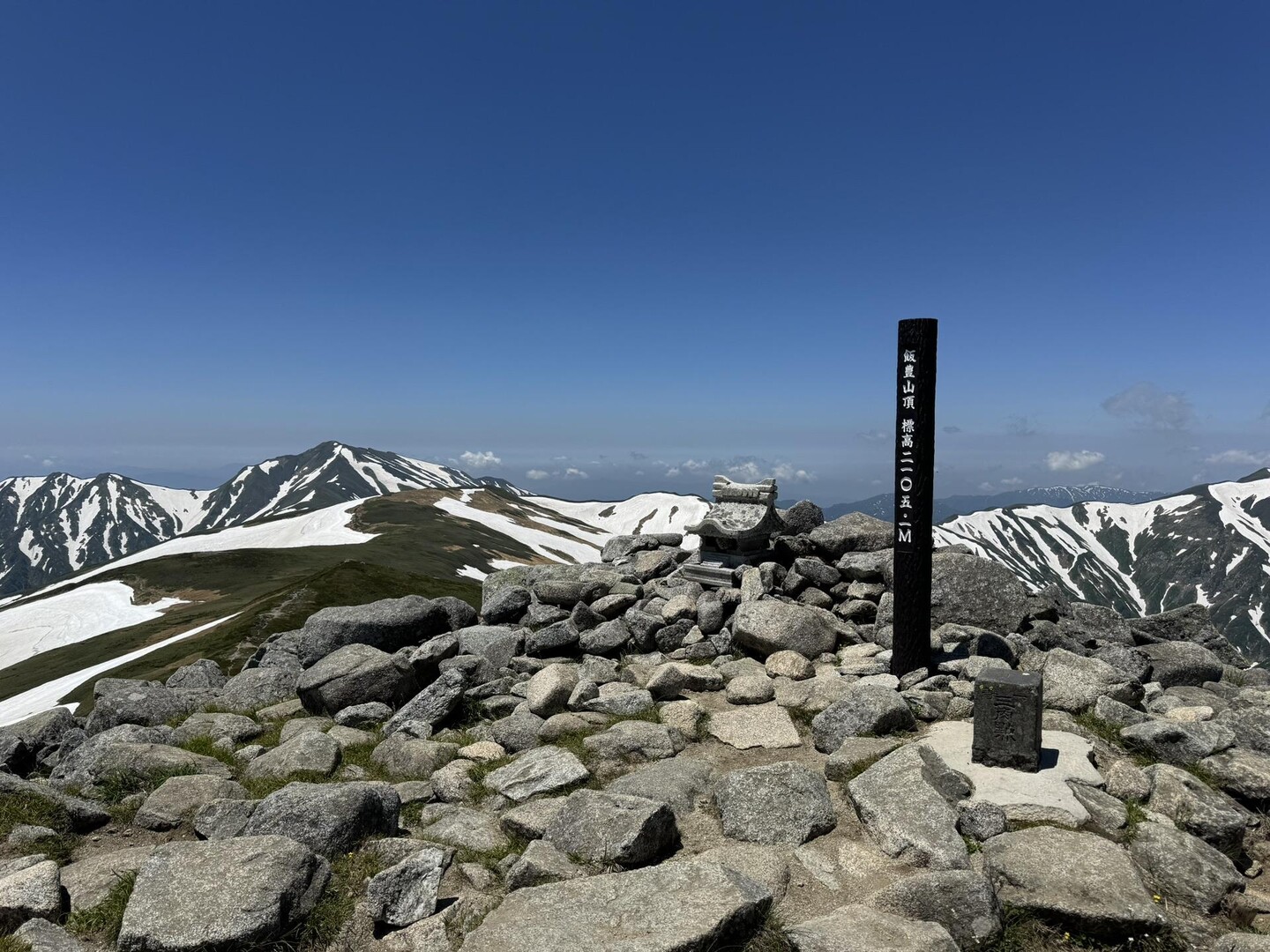 飯豊山☀️あつ〜い🥵 / katsさんの飯豊山・大日岳・御西岳の活動データ | YAMAP / ヤマップ