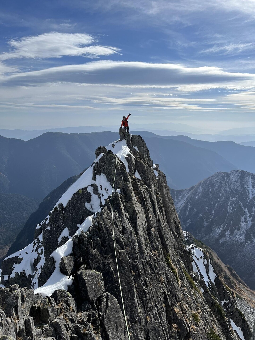 積雪期【北穂高岳東稜VR😊】一緒にゴジラの背から登ろう / AJ🐬さんの槍ヶ岳・穂高岳・上高地の活動データ | YAMAP / ヤマップ
