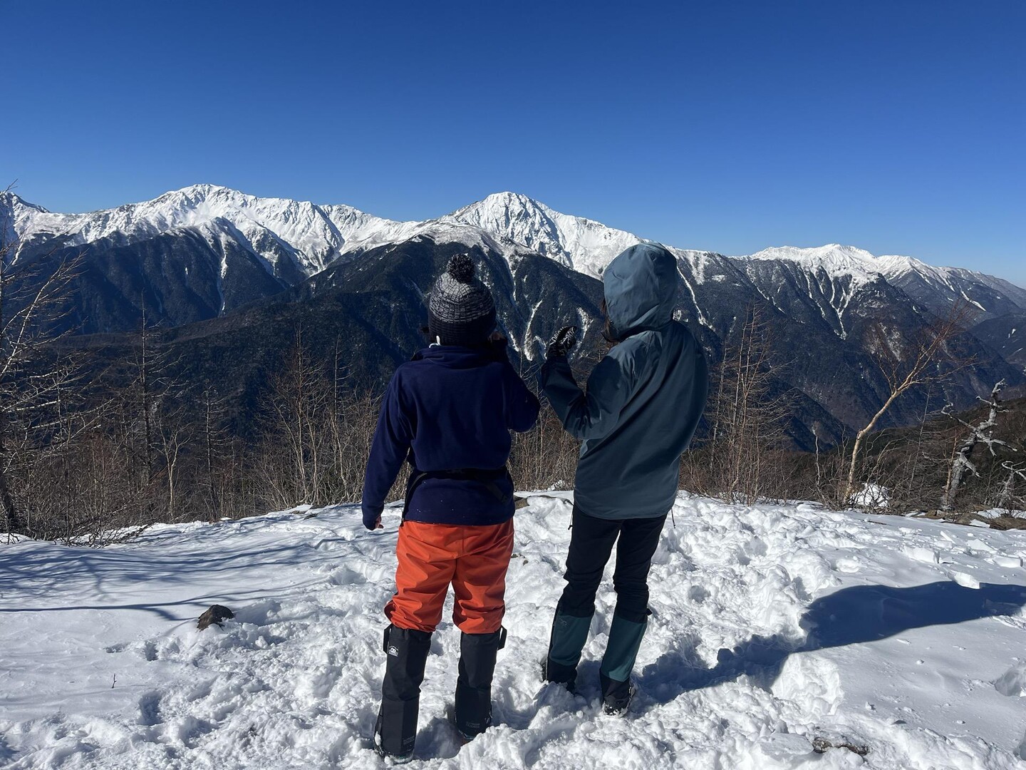 2025/01/18 大崖頭山・辻山・高谷山 / ふうたさんの鳳凰山・地蔵岳・観音岳・薬師岳の活動データ | YAMAP / ヤマップ