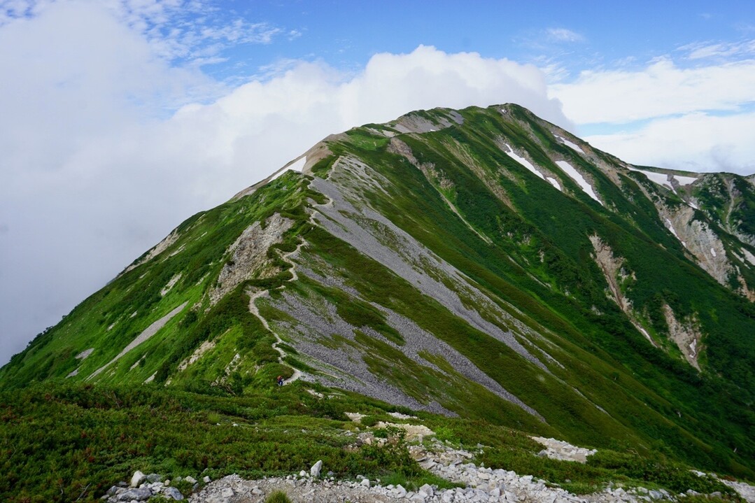 蓮華温泉バス停 蓮華温泉登山口 船越の頭 小蓮華山 白馬岳 往復コースの地図・登山ルート・登山口情報 Yamap ヤマップ