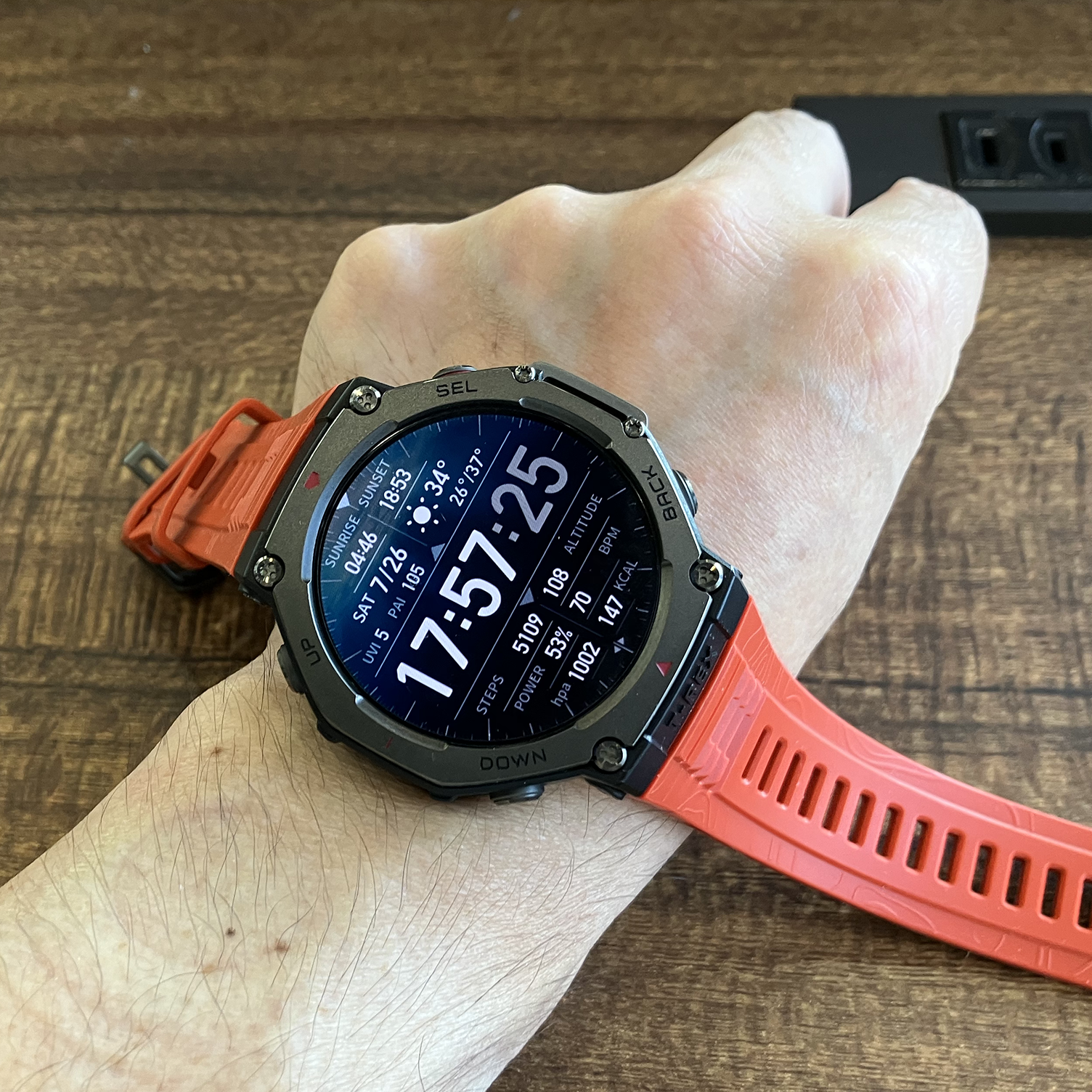 【Amazfit T-Rex3 汗で蒸れ... / 2_FUさんのモーメント | YAMAP / ヤマップ