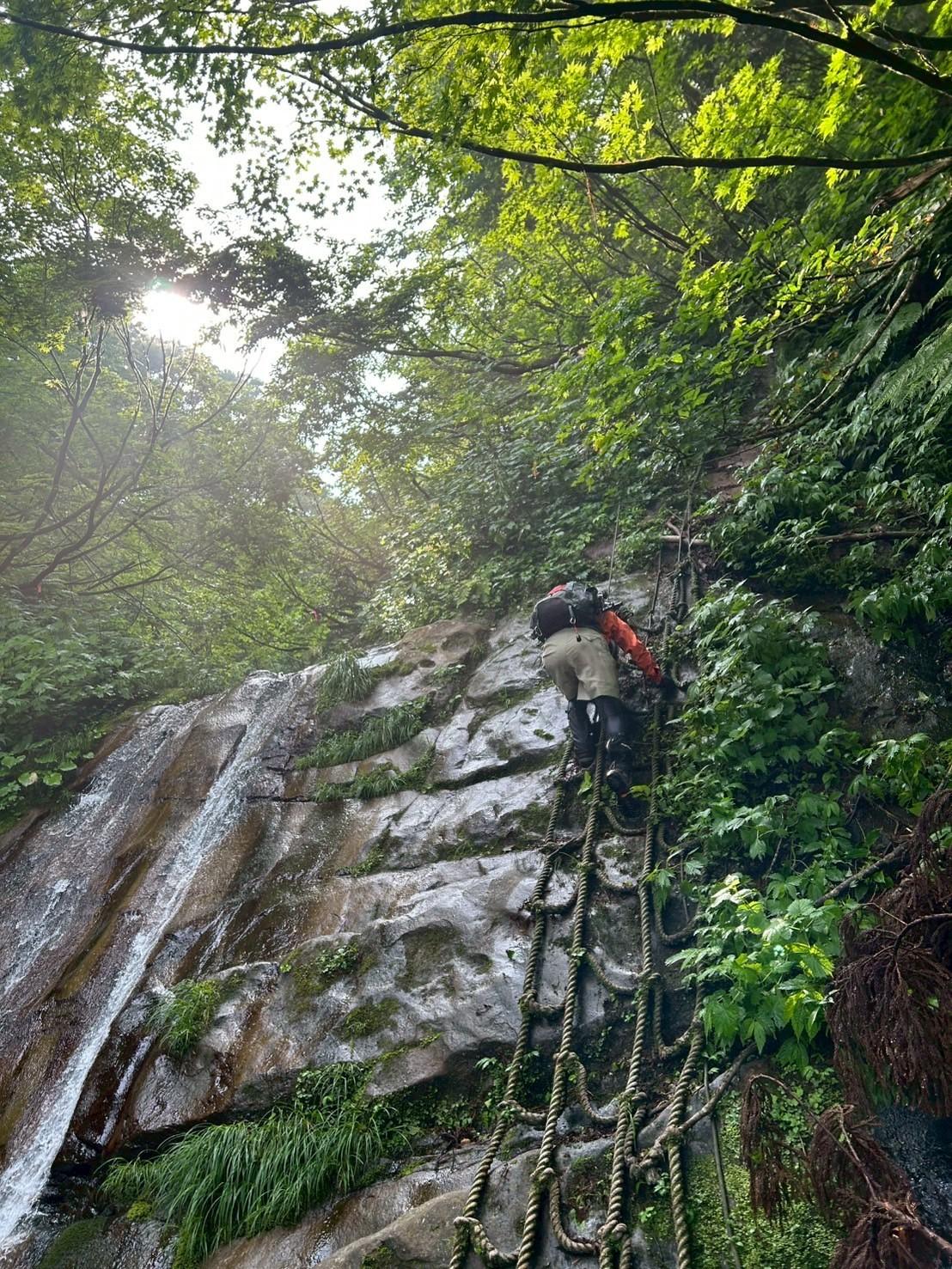 手に汗握る沢登り😆大辻山 / chieさんの大辻山・高峰山・来拝山の活動データ | YAMAP / ヤマップ
