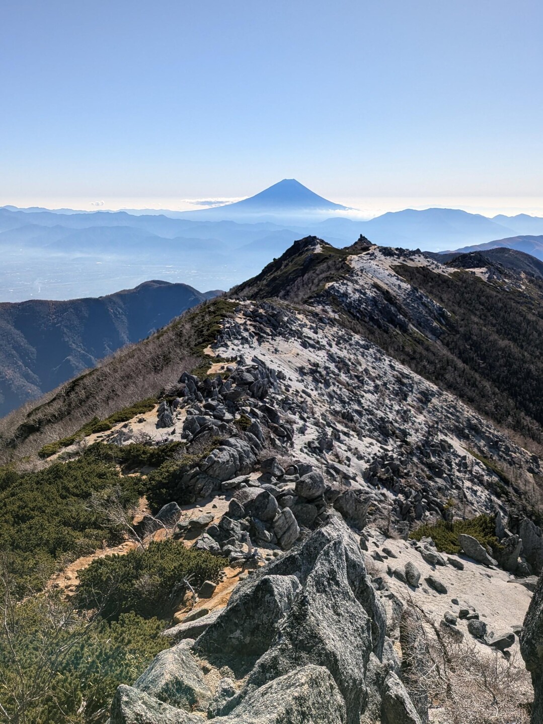 鳳凰三山(鳳凰小屋泊)2024-11-12 / Sam&Azuさんの鳳凰山・地蔵岳・観音岳・薬師岳の活動データ | YAMAP / ヤマップ