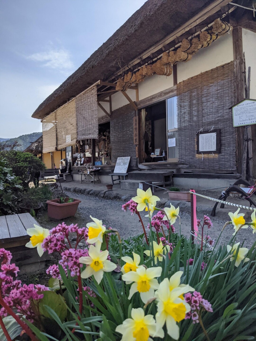 4月下旬 大内宿 マメコバチ 残業が溜... / YOLOさんのモーメント | YAMAP / ヤマップ