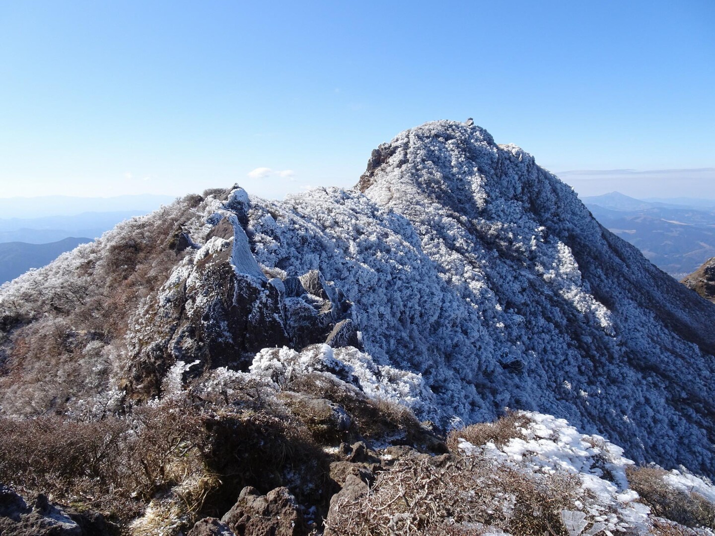 樹氷 ️の由布岳🏔️でお鉢廻り‼️ / masapi-さんの由布岳・鶴見岳の活動データ | YAMAP / ヤマップ