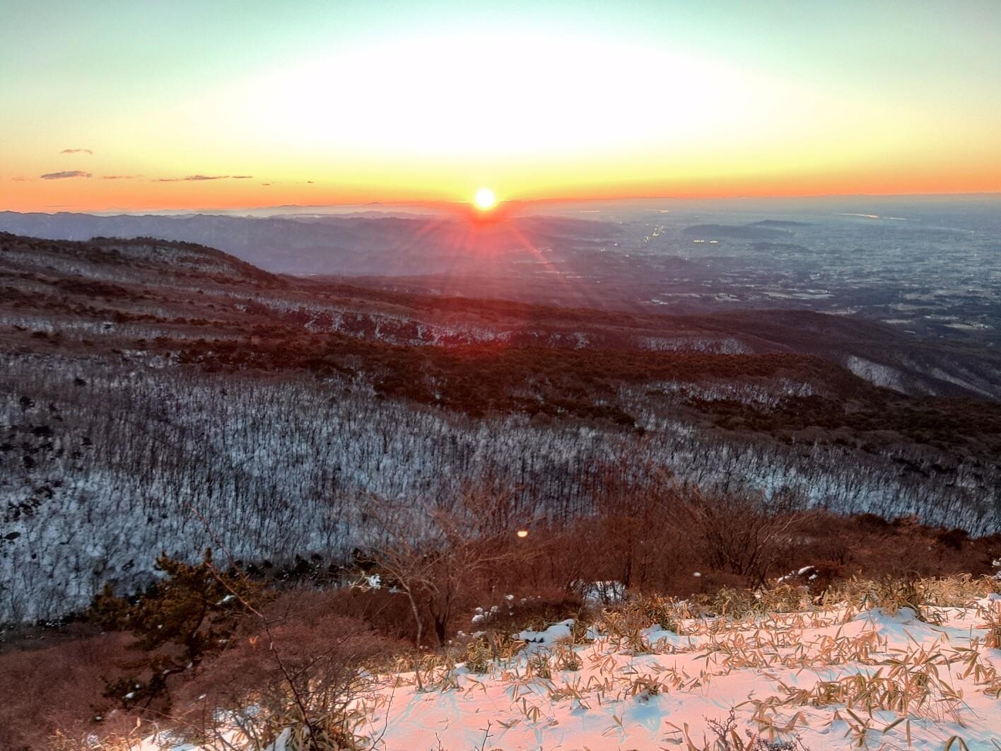 20230101_鍋割山_初日の出 / うぶ型さんの赤城山・黒檜山・荒山の活動データ | YAMAP / ヤマップ