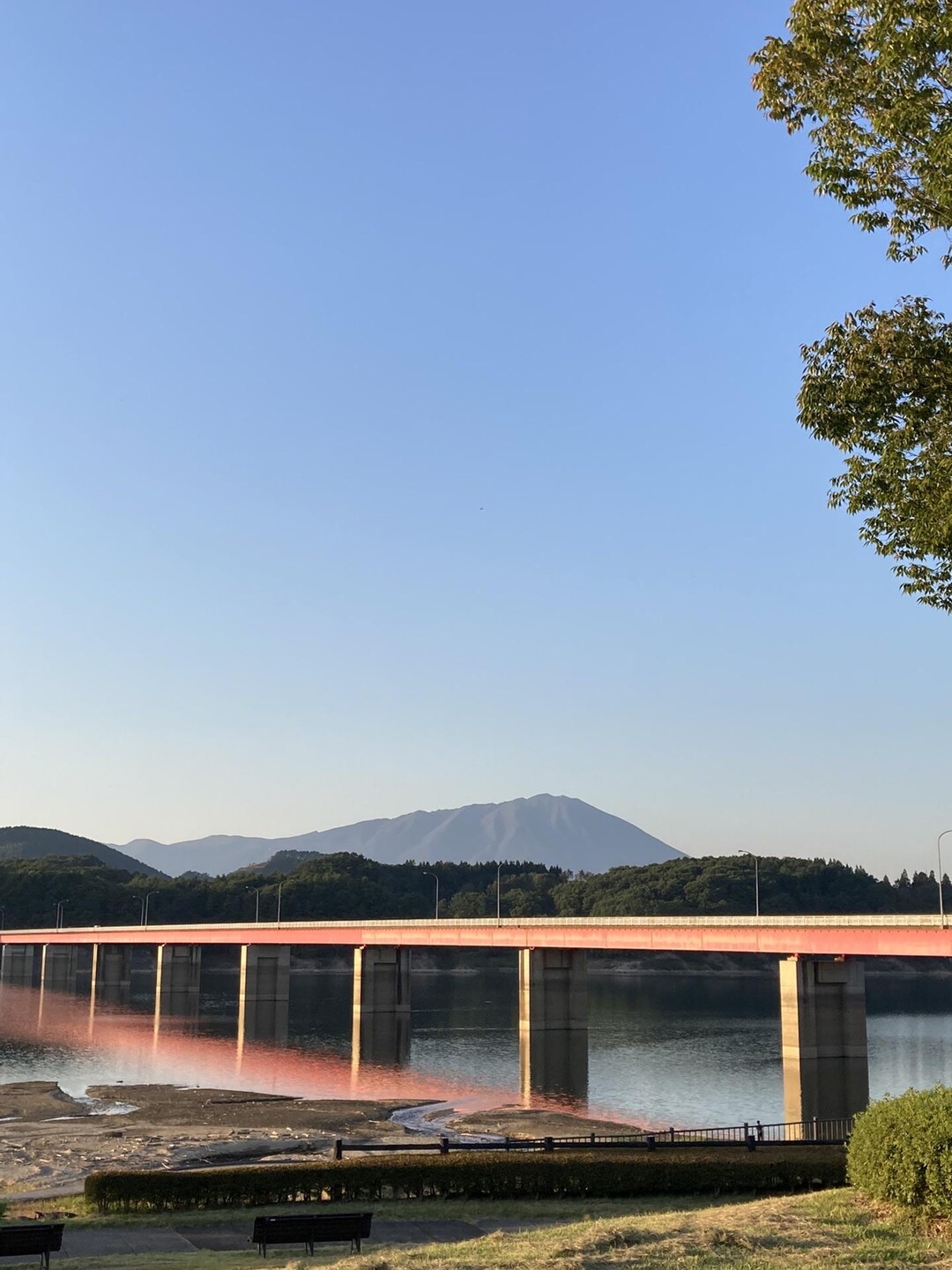 御所湖から見た岩手山。 / デンカさんのモーメント | YAMAP / ヤマップ