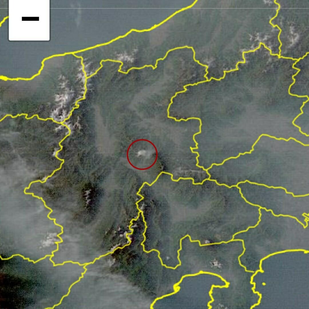 気象衛星ひまわりの画像（昨日夕方の撮影）... / やまNattoさんのモーメント | YAMAP / ヤマップ