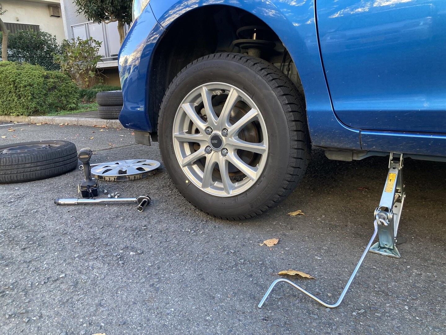 雪山に備えて早めのスタッドレス交換完了 / plasmonさんのモーメント | YAMAP / ヤマップ