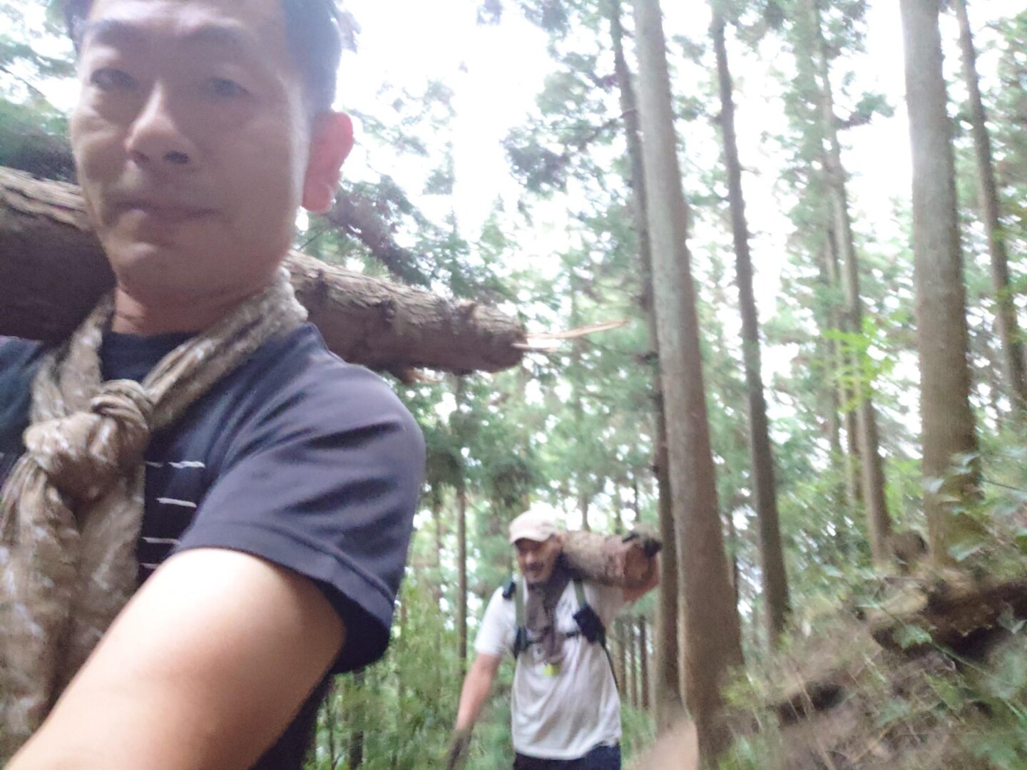 2日連続丸太歩荷 28分登頂 / ta2さんの鳴神山・吾妻山の活動データ | YAMAP / ヤマップ