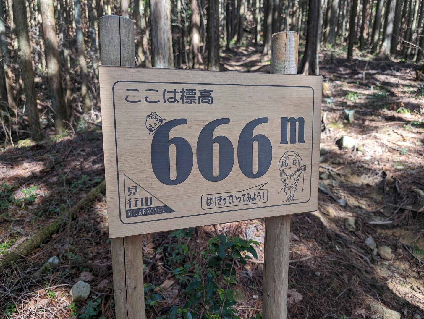 666ゾロ目狙いで見行山 / NINさんの見行山・秋葉山の活動データ | YAMAP / ヤマップ