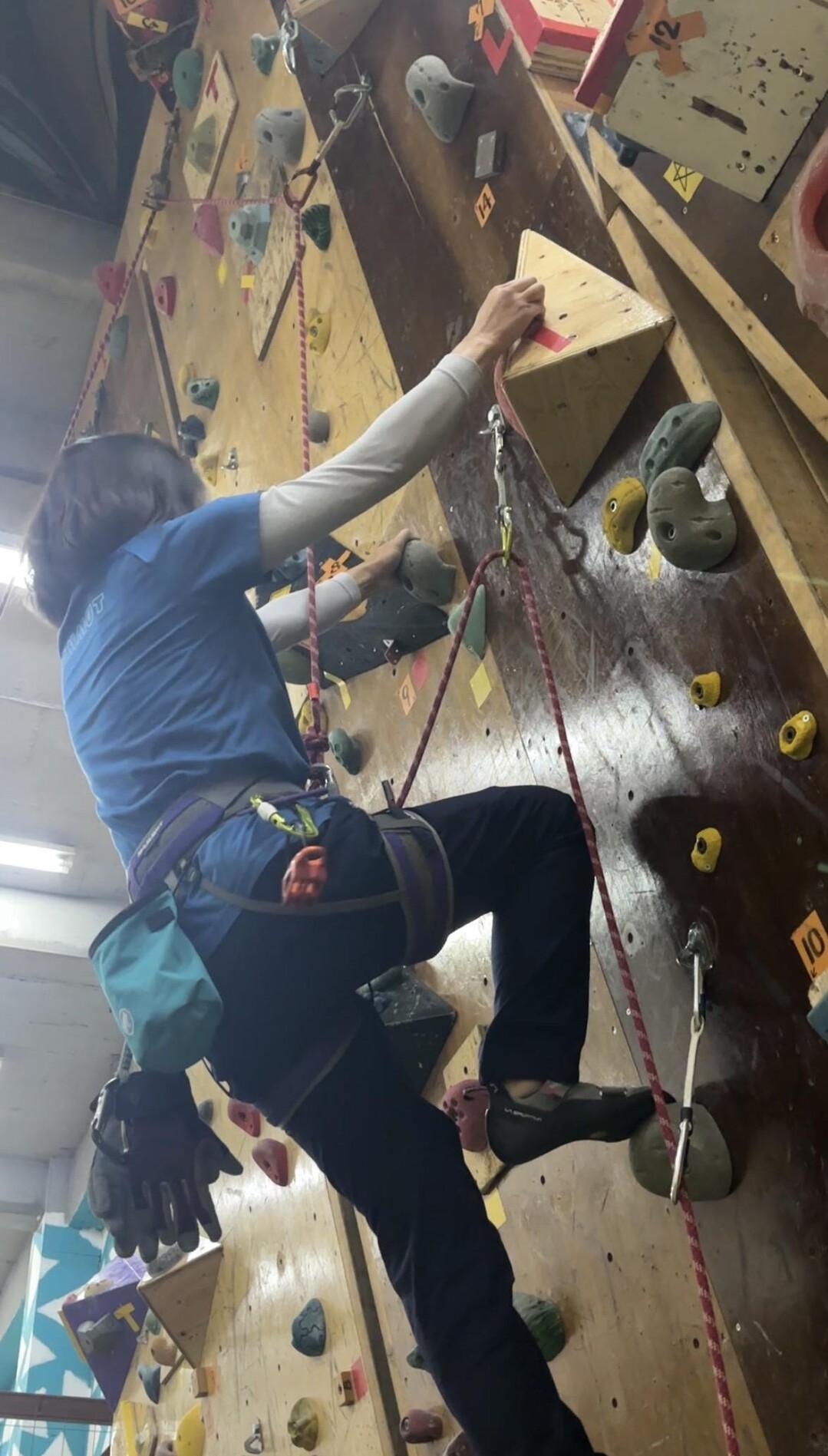 平日夜のクライミング、BETAへ行くのも... / みきさんのモーメント | YAMAP / ヤマップ