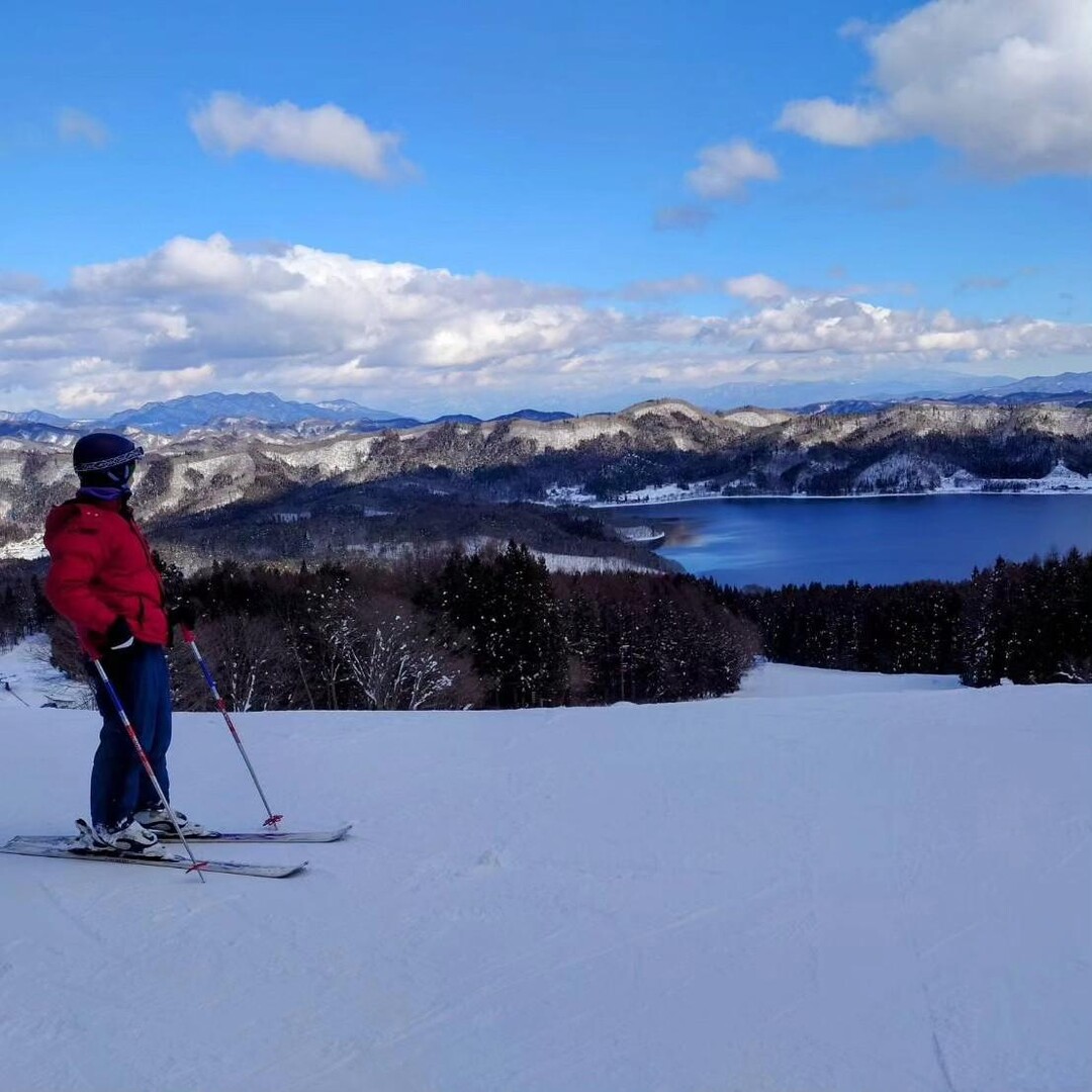 青木湖に向かって滑る🎿白馬さのさかスキ... / ichiroさんのモーメント | YAMAP / ヤマップ