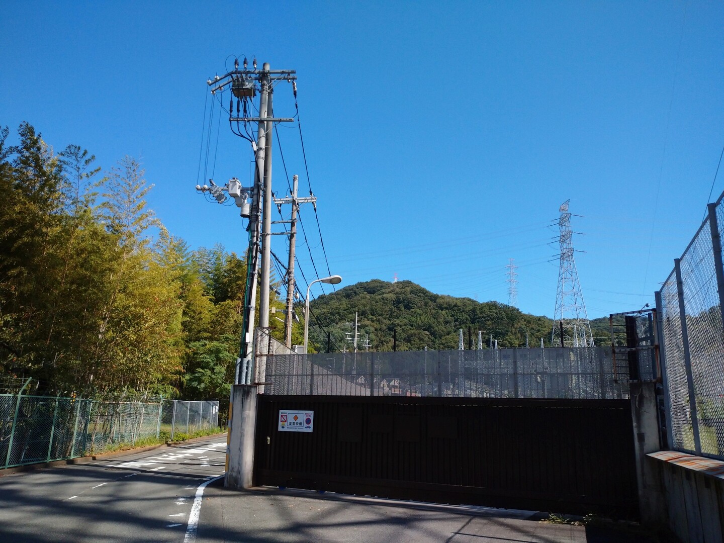交野散策・関西電力送配電枚方変電所-2021-09-27 / chonpsさんの交野山・国見山の活動データ | YAMAP / ヤマップ