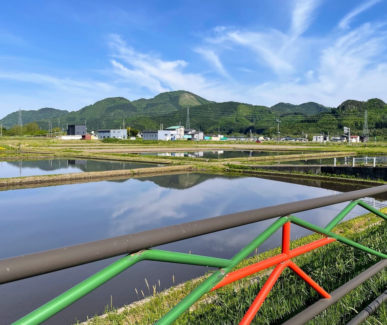 水田と鳳凰山💚 チャリで帰宅中"大文... / nepukoさんのモーメント | YAMAP / ヤマップ