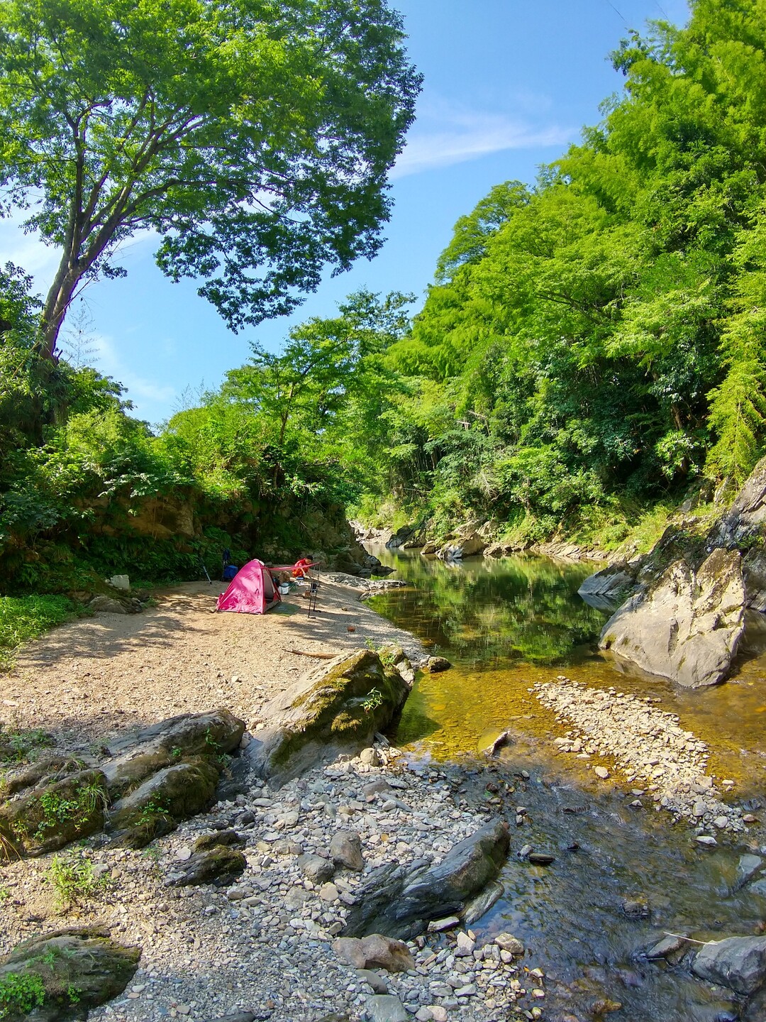 只今息子と野営中⛺🔥 息子がソロテント... / 山yuuさんのモーメント | YAMAP / ヤマップ