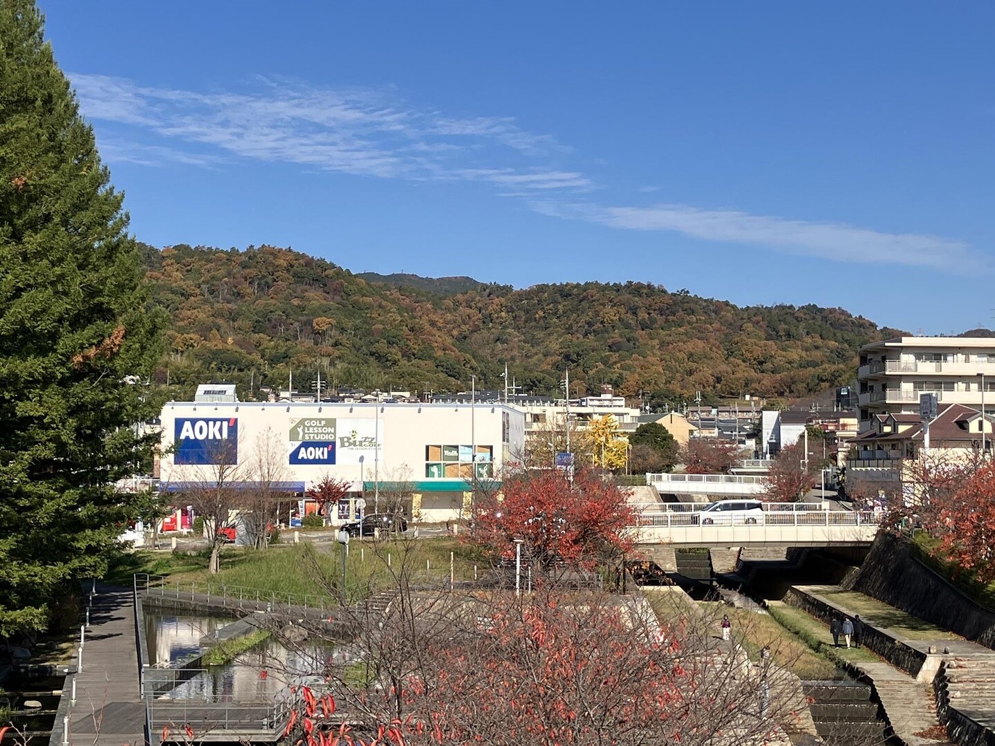 箕面キューズモールからの北側の眺めです。... / TKAKさんのモーメント | YAMAP / ヤマップ