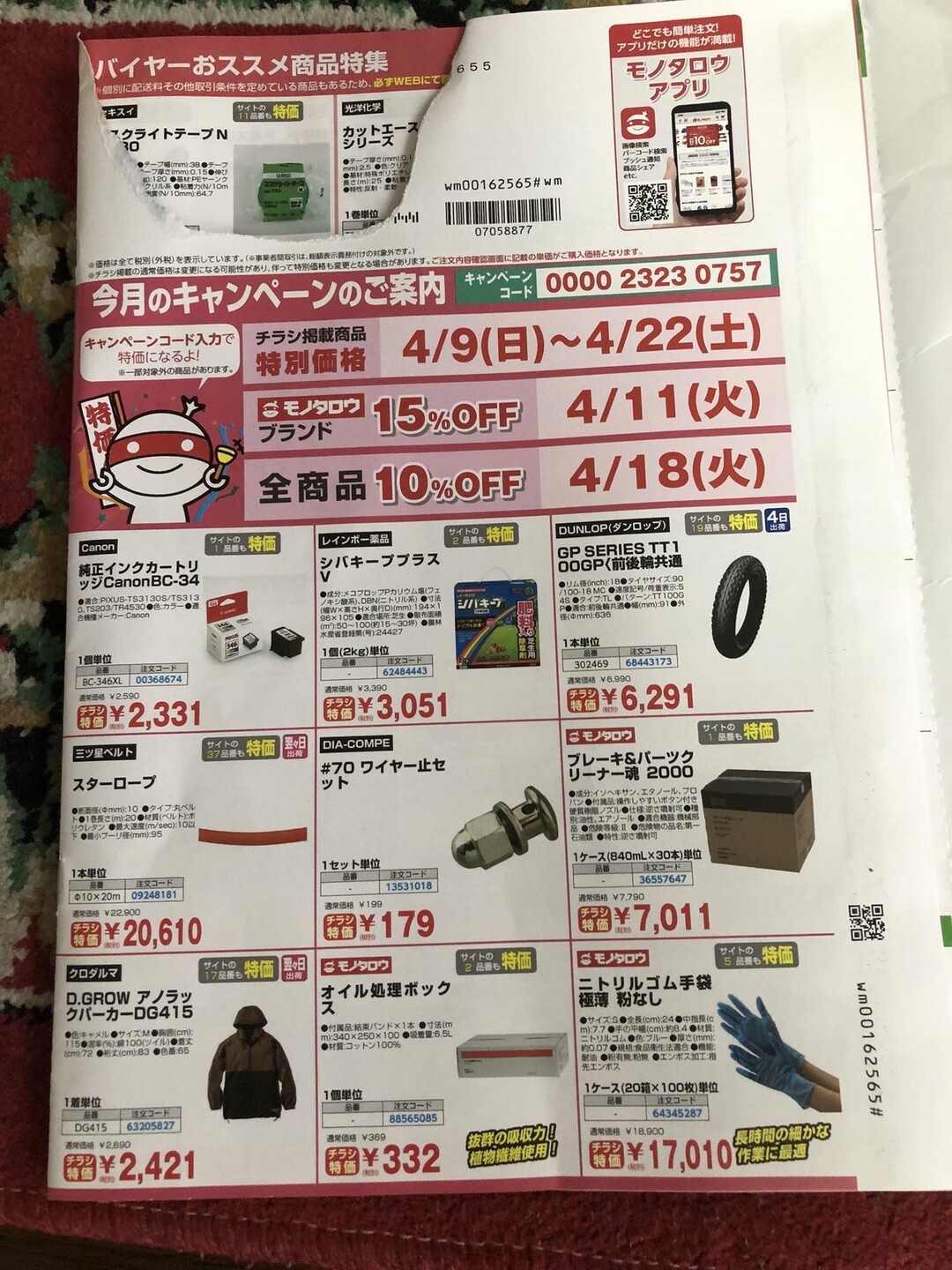 モノタロウからDMが届いた。 見おぼえの... / osamさんのモーメント | YAMAP / ヤマップ