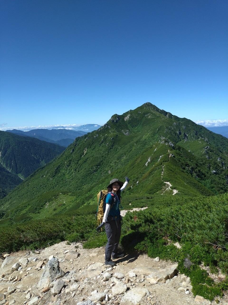 ハイマツの林を抜けてお花畑の三ノ沢岳へ / Yu-min.Kさんの木曽駒ヶ岳・空木岳・越百山の活動データ | YAMAP / ヤマップ