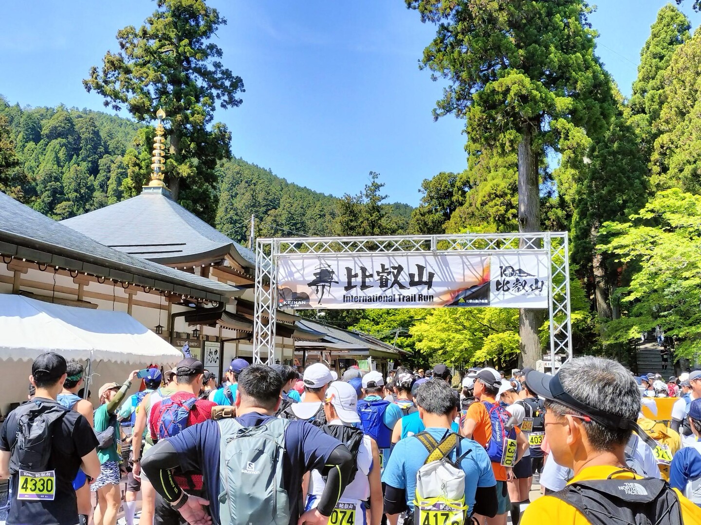 比叡山International Trail Run 2024 23kmコース / s.tさんの比叡山国際トレイルランの活動データ | YAMAP / ヤマップ