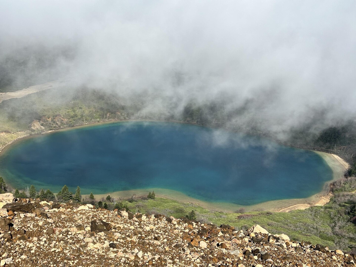 一切経山・吾妻小富士〜爆風の魔女の瞳🧙‍♀️🌪️ / koronさんの吾妻山・一切経山の活動データ | YAMAP / ヤマップ