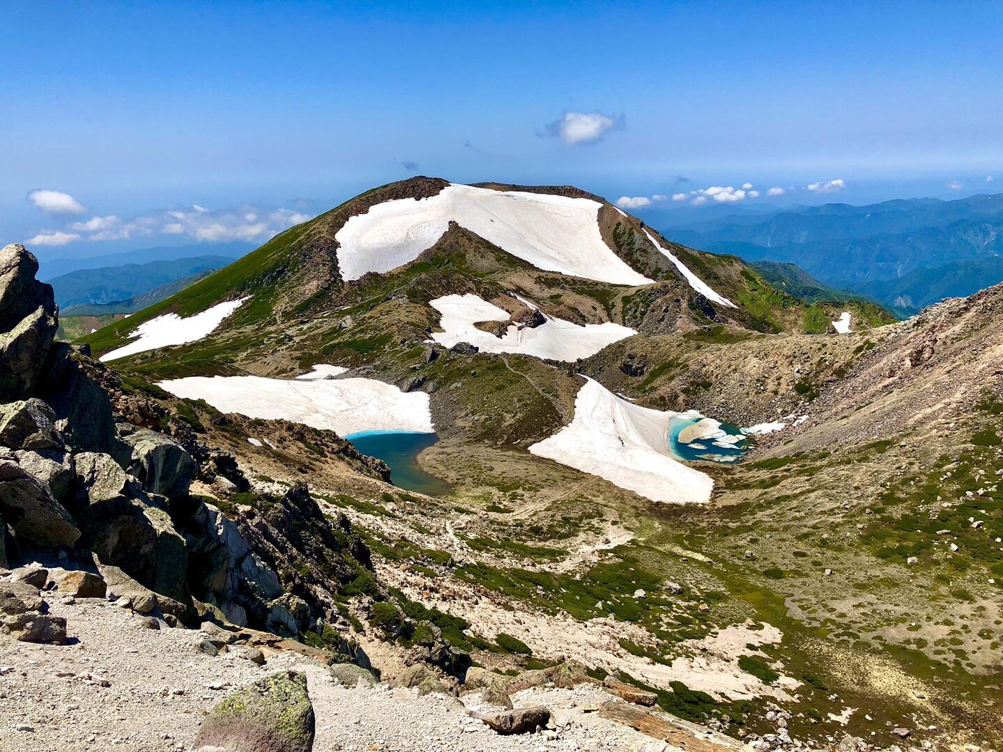 🗻白山・登り登りの平瀬道から💦室堂、御前峰山頂へ最後のご褒美は露天風呂♨️。💨 / tataさんの白山・別山・銚子ヶ峰の活動データ | YAMAP / ヤマップ
