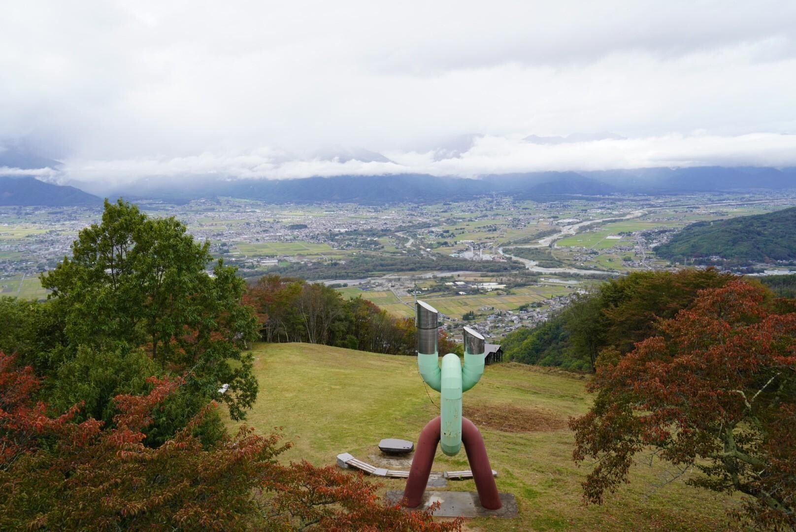 長峰山 展望台駐車場から / Rikumamiさんの光城山・長峰山の活動データ | YAMAP / ヤマップ