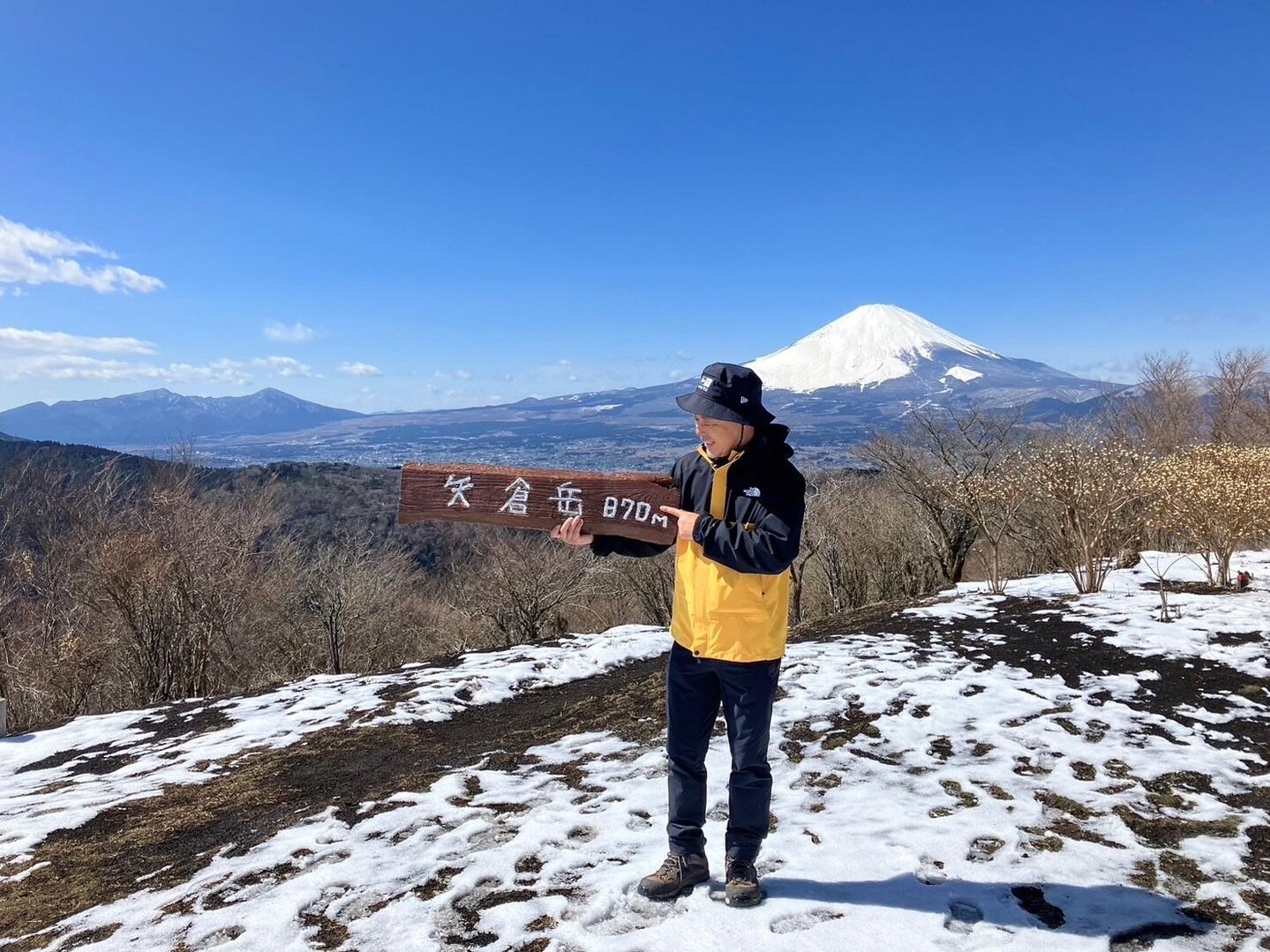 【雪の矢倉岳】ミスター富士山、實川さんに遭遇！ / HARUさんの矢倉岳の活動データ | YAMAP / ヤマップ