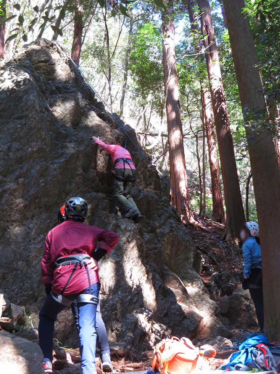 日和田山・3点確保講習会-2020-03-20 / zukiさんの日和田山・物見山の活動日記 | YAMAP / ヤマップ